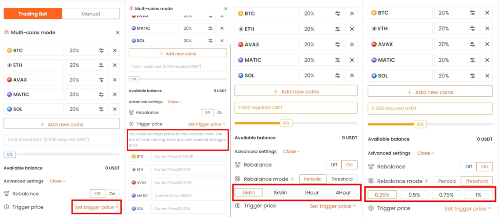 Rebalancing Bot - Pionex Trading Bot