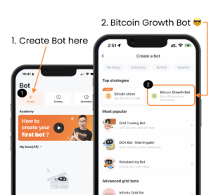 How to Start Pionex Bitcoin Growth Bot - Pionex Trading Bot