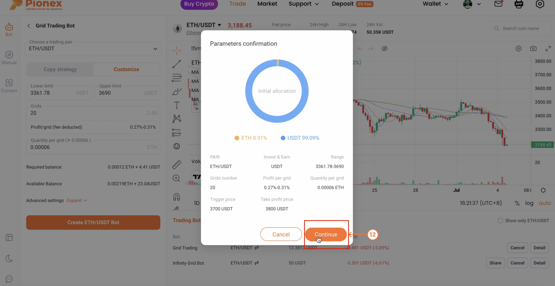 Guide for Account Upgrade - Pionex Trading Bot
