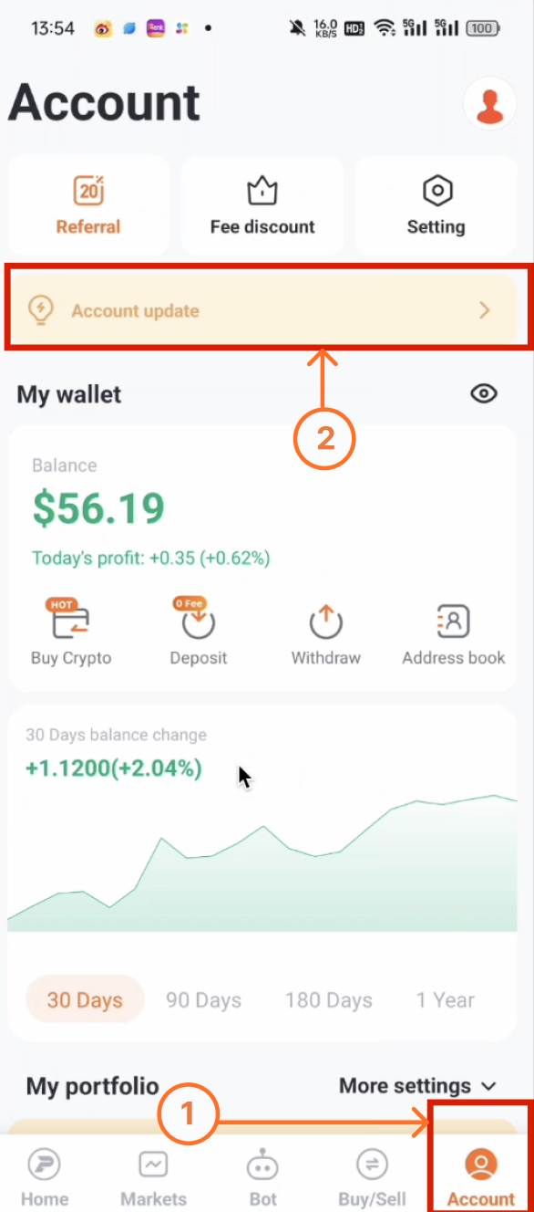 Guide for Account Upgrade - Pionex Trading Bot